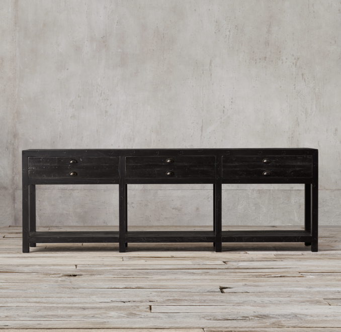 Printmaker's 95" Console Table