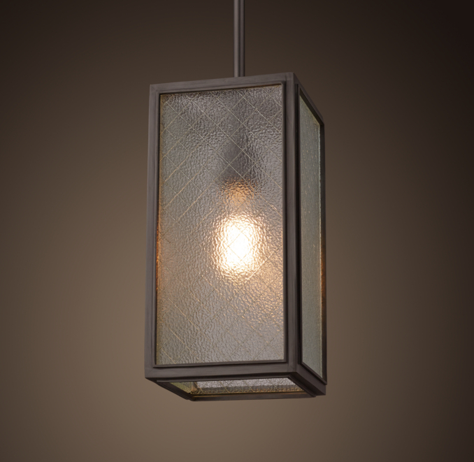 Union Filament Wire Glass Pendant - Bronze