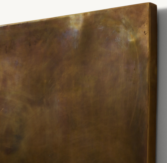 PATINA BRASS WALL PANEL | RH