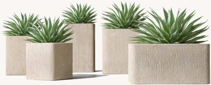 Stone & Concrete Planters | RH