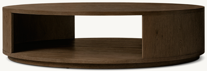 Montecito Open Round Coffee Table | RH