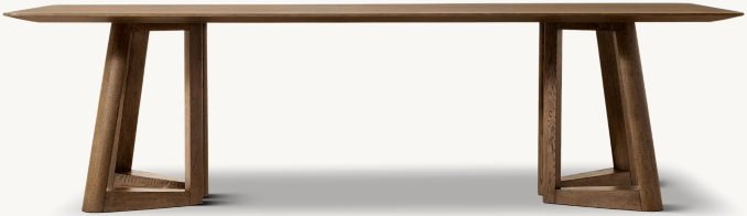 Aros Rectangular Dining Table | RH