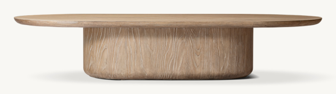 Ciro Pedestal Coffee Table Collection | RH