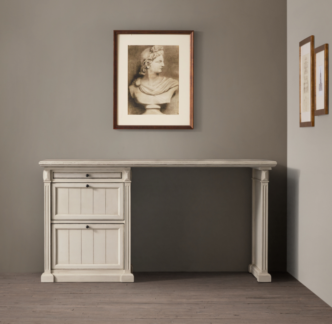 Library Modular System with 3-Drawer File Cabinet