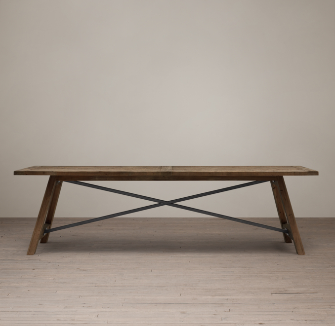 Railway Trestle Rectangular Dining Table | RH Baby & Child