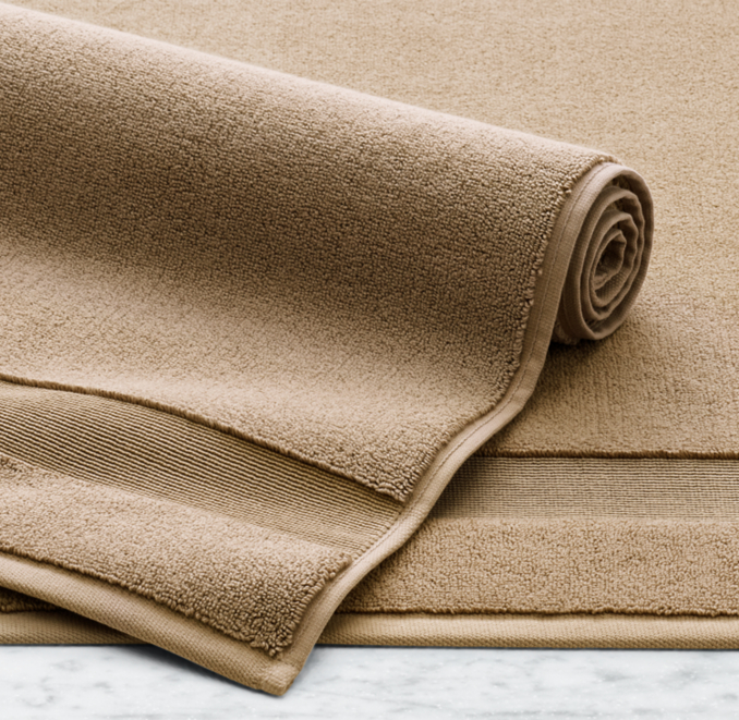 Ultra-Luxe Turkish Cotton Bath Mat | RH