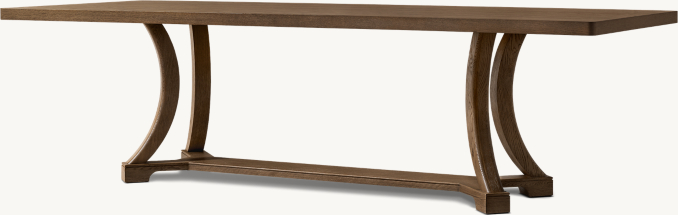 Genevieve Rectangular Dining Table | RH