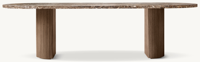 Byron Emperador Dining Table | RH
