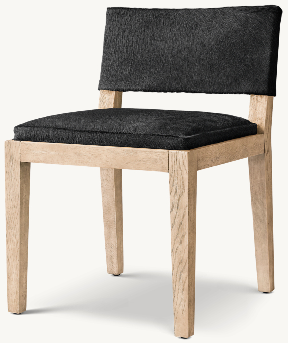 Saddle Hair-on-Hide Dining Chair | RH