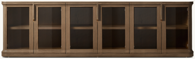 Baron Glass Media Collection | RH