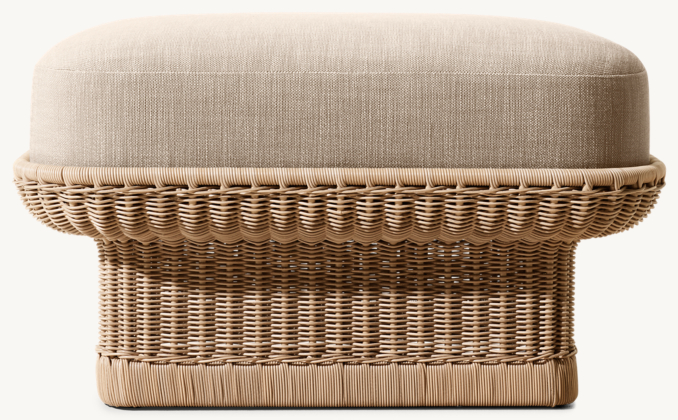 Bloom Ottoman | RH