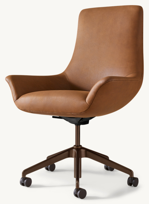 Lario Leather Desk Chair | RH