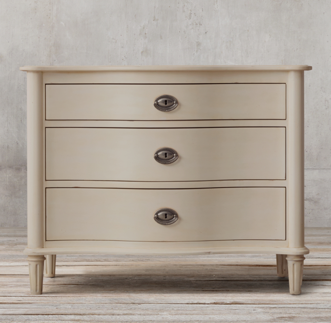 Empire Rosette Closed Nightstand | RH