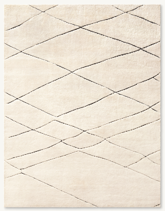 Una Hand-Knotted Wool Rug | RH