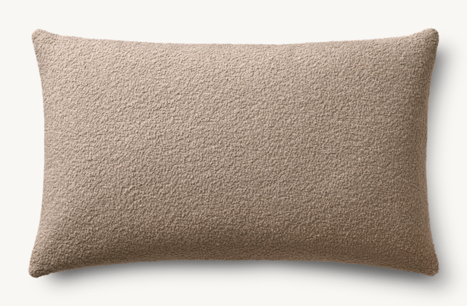 Performance Bouclé Pillow - Lumbar | RH