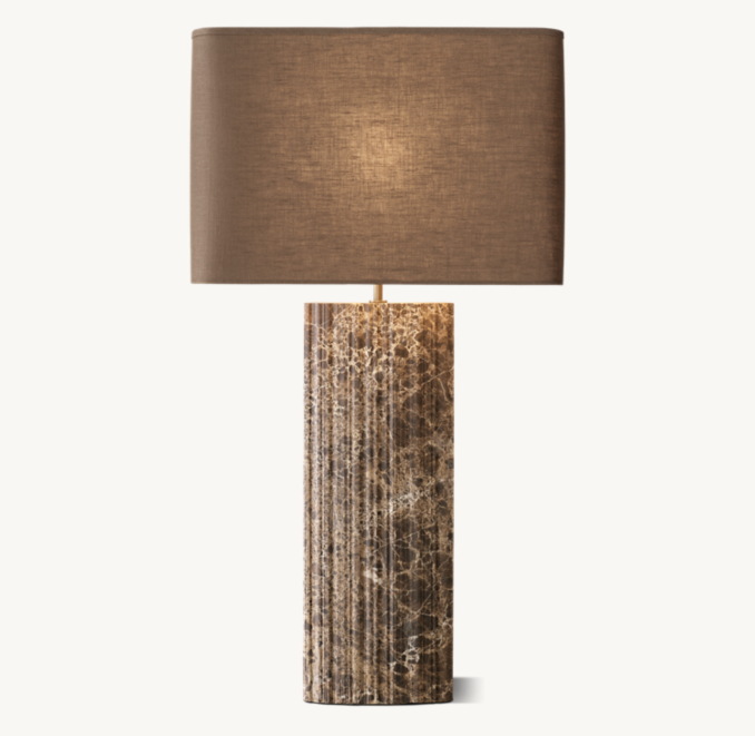 Tallado Emperador Convex Table Lamp | RH