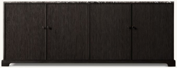 Genevieve Emperador Reeded Sideboard Collection | RH