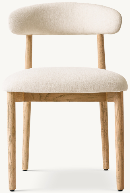 Alvaro Fabric Dining Side Chair | RH