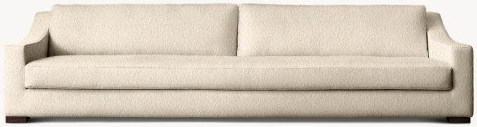 Modena Slope Arm Bench-Cushion Sofa | RH