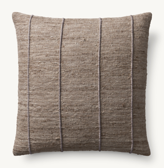 Seta Raw Silk Pillow Collection | RH