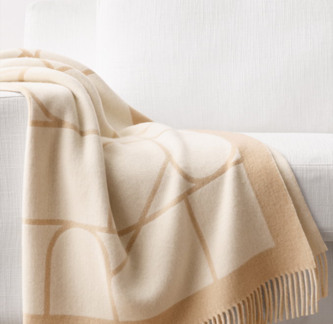 RH Italian Wool And Cashmere Throw Collection | RH