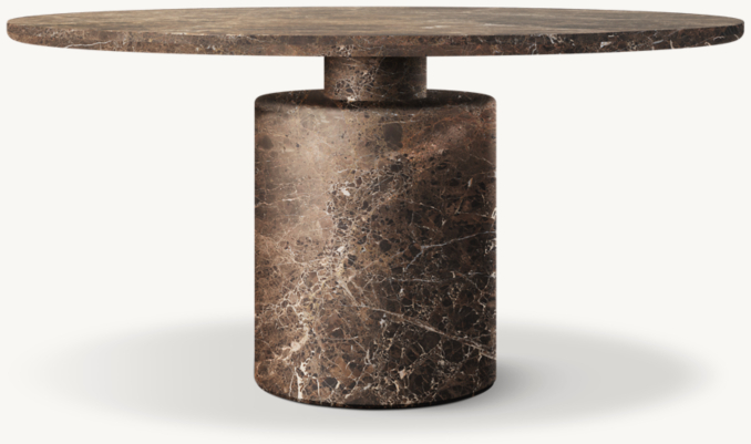 Ponti Round Dining Table Collection | RH