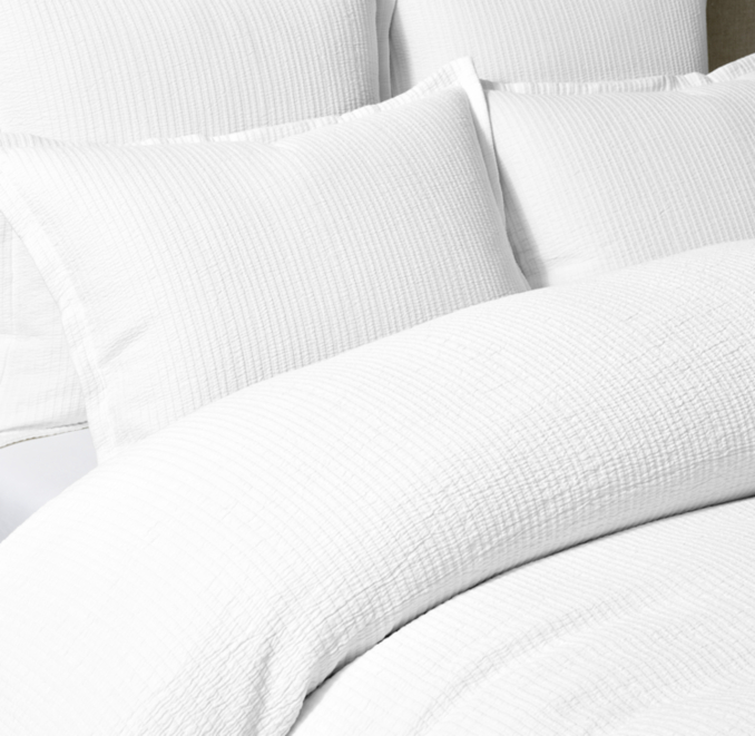 Organic Cotton Matelasse Bedding Collection | RH