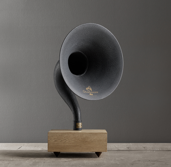 Gramophone Mini With Bluetooth® - Dry Oak | RH