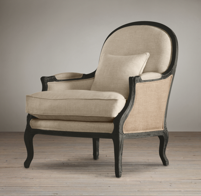 Lyon Chair with Burlap | RH