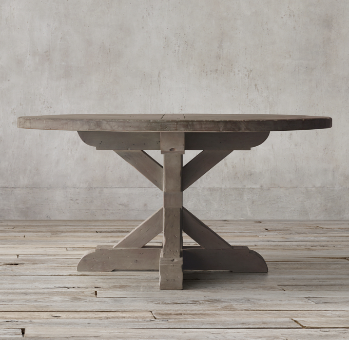 Restoration hardware x base dining table store