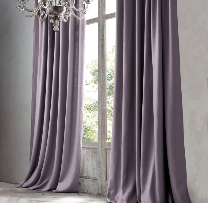 Basket Weave Linen Drapery