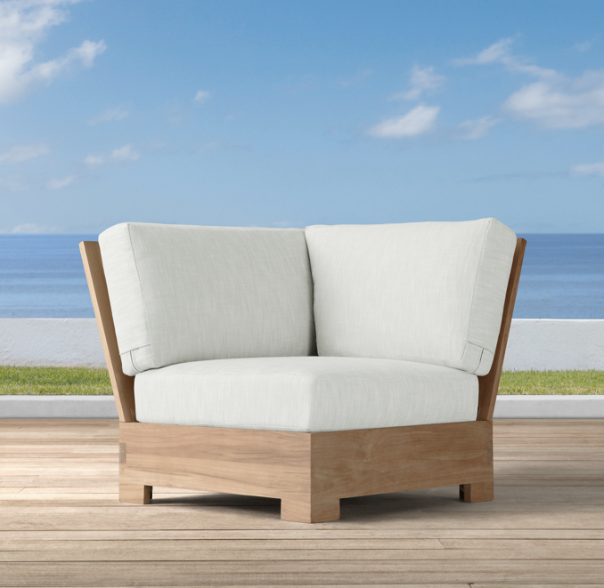 Belvedere Teak Luxe Corner Chair
