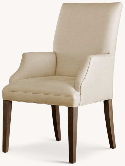 Hudson Parsons Fabric Dining Armchair | RH