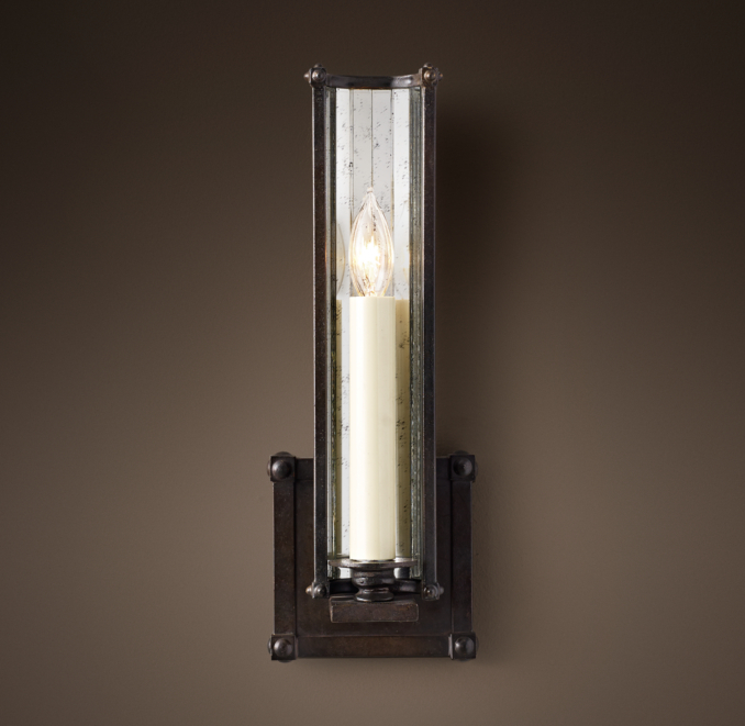 Paramount Mirrored Narrow Sconce