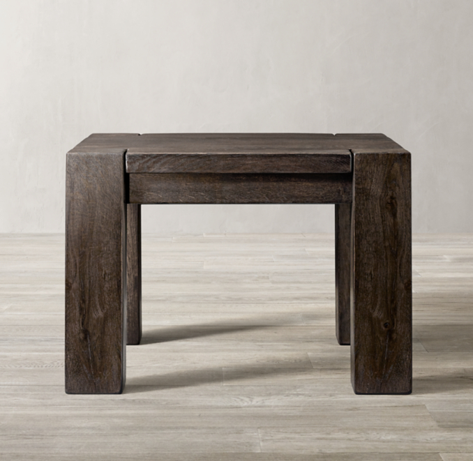 Reclaimed Oak Parsons Side Table