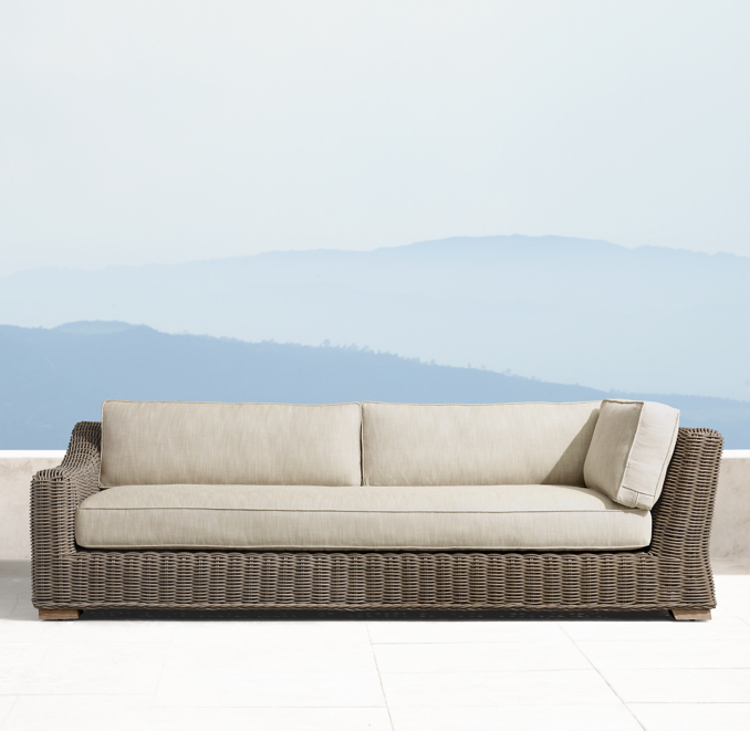 Provence Three-Seat Left-Arm Return Sofa