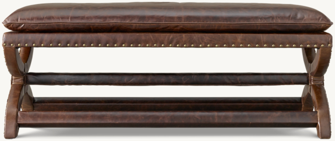 Toscane Leather Bench | RH