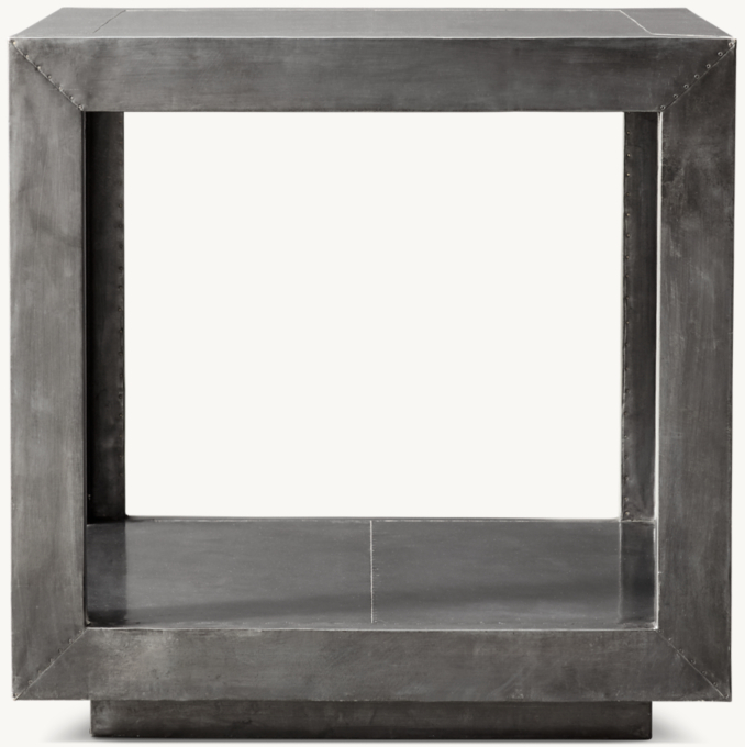 La Salle Metal Wrapped Side Table RH