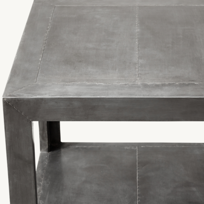 Restoration hardware metal side table store