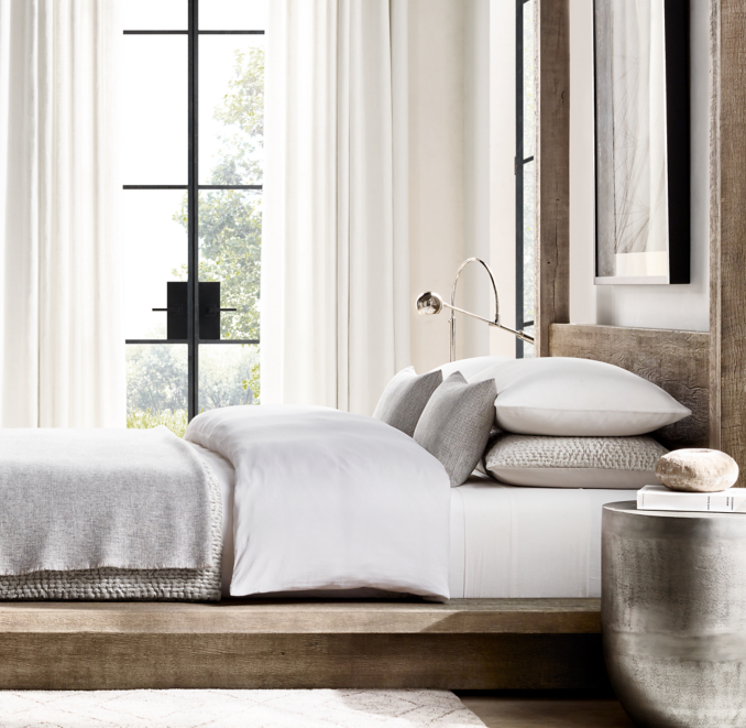 Ultra-Fine Lightweight Cotton Bedding Collection | RH