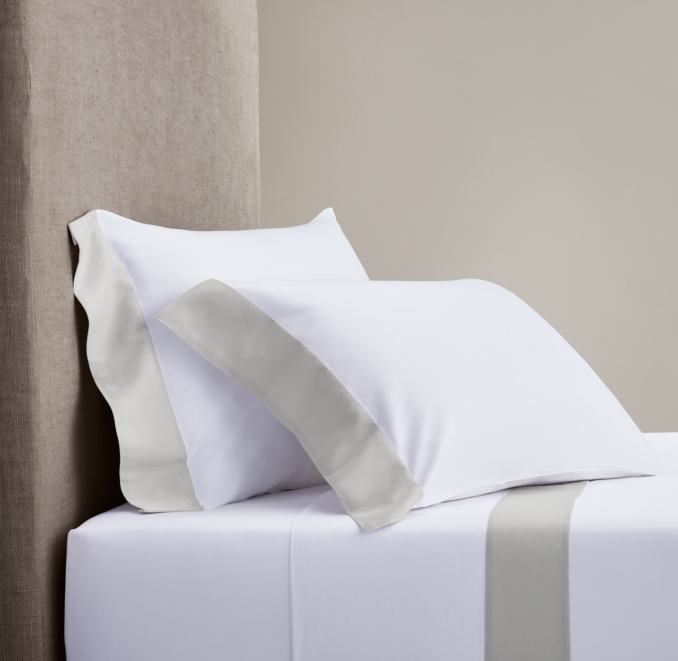 Italian Sateen Colorblock Sheet Set