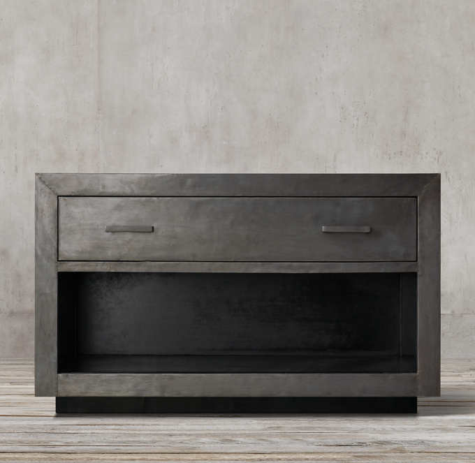 Restoration hardware metal nightstand store