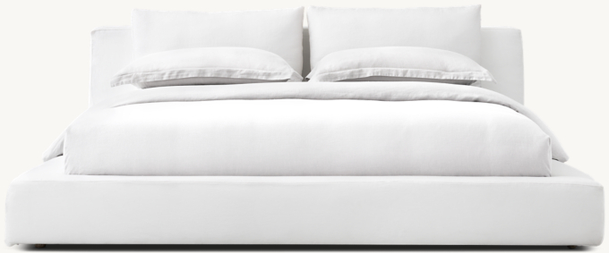Cloud Slipcovered Platform Bed RH