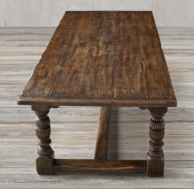 17th C. Refectory Rectangular Dining Table