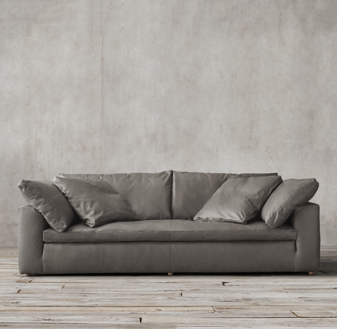 8' Cloud Leather Sofa | RH