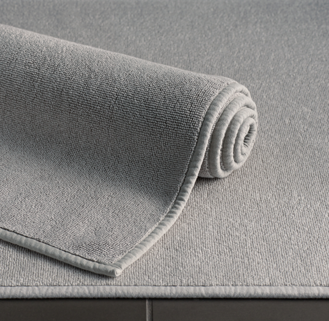 Garment-Washed Turkish Terry Bath Mat | RH