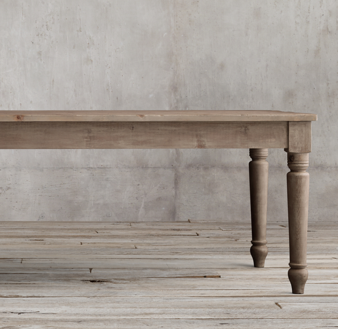 19th C. English Farmhouse Rectangular Dining Table