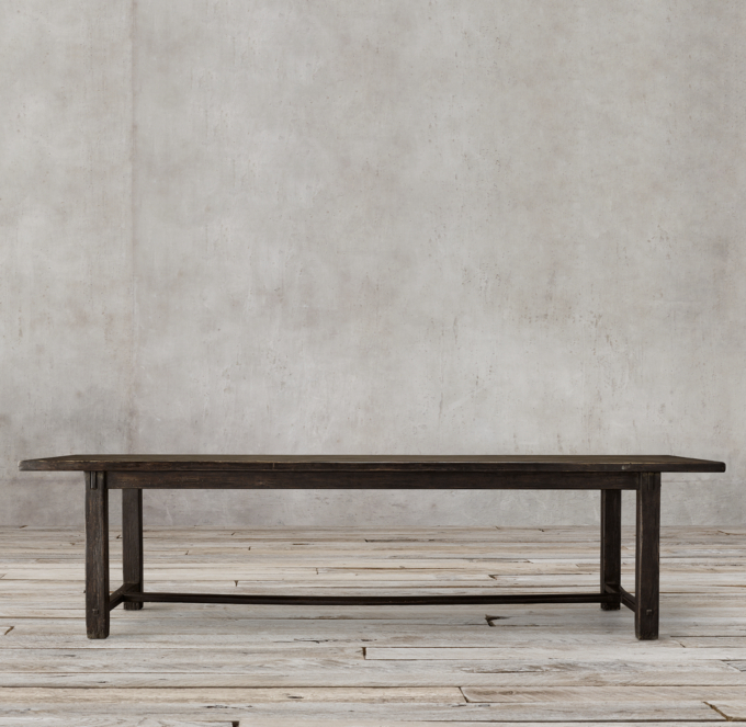 17th C. Spanish Monastery Rectangular Dining Table RH