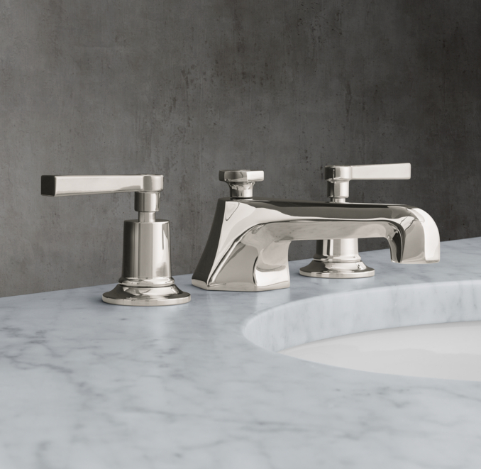 1930 Mackintosh Lever-Handle 8" Widespread Faucet