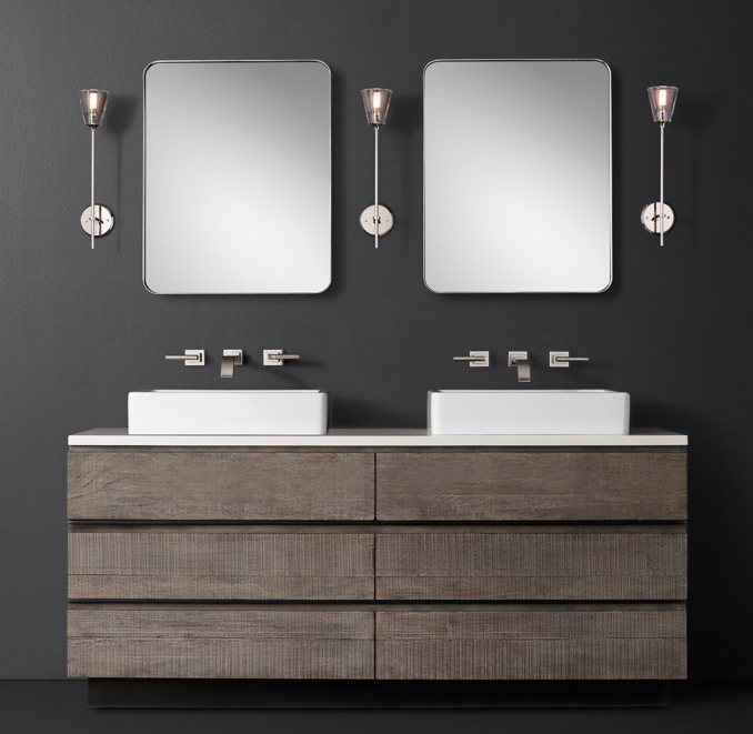 Monterey Double Vanity - Wall Mount